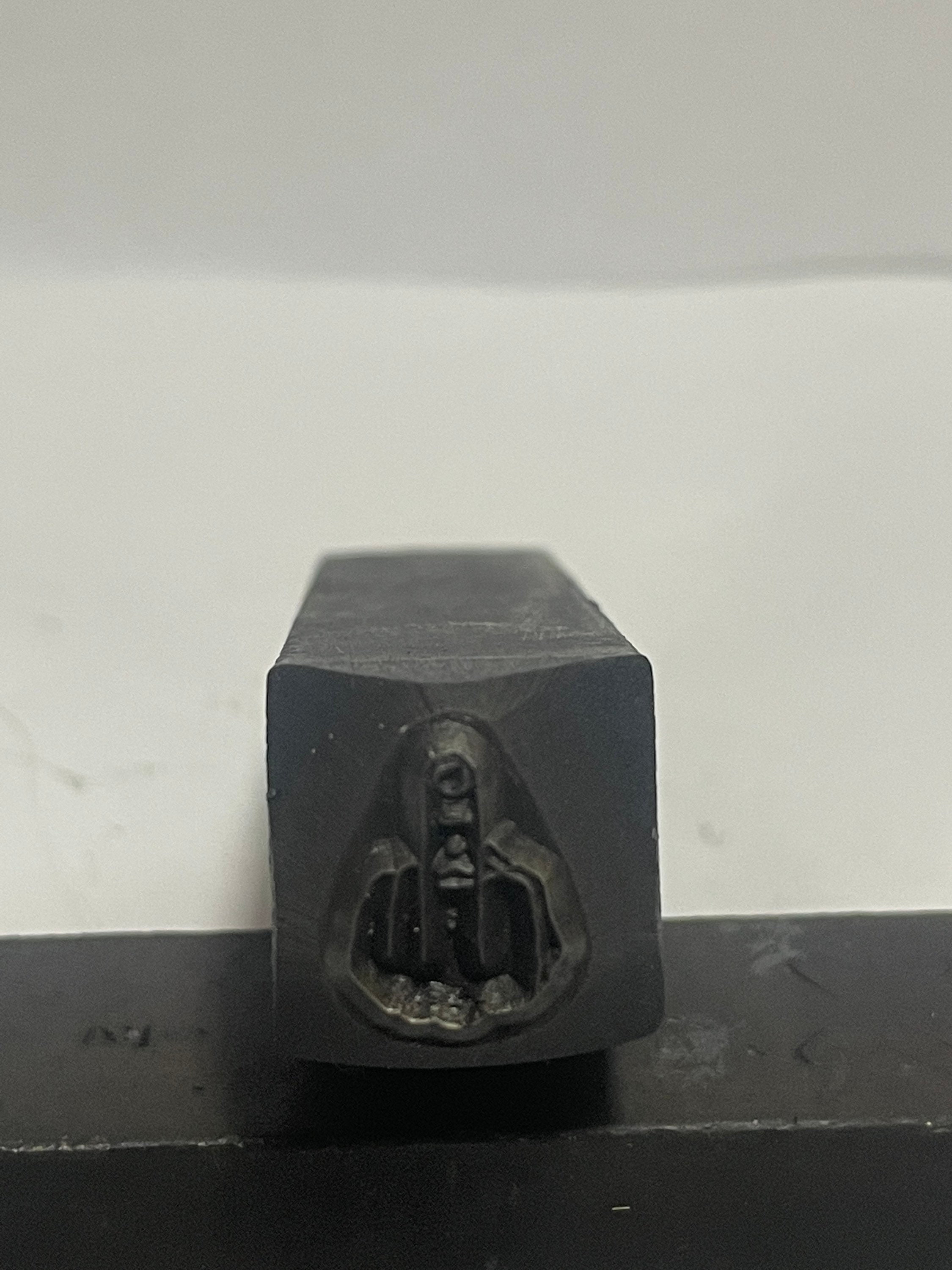 Middle Finger Design Steel Stamp - Etsy
