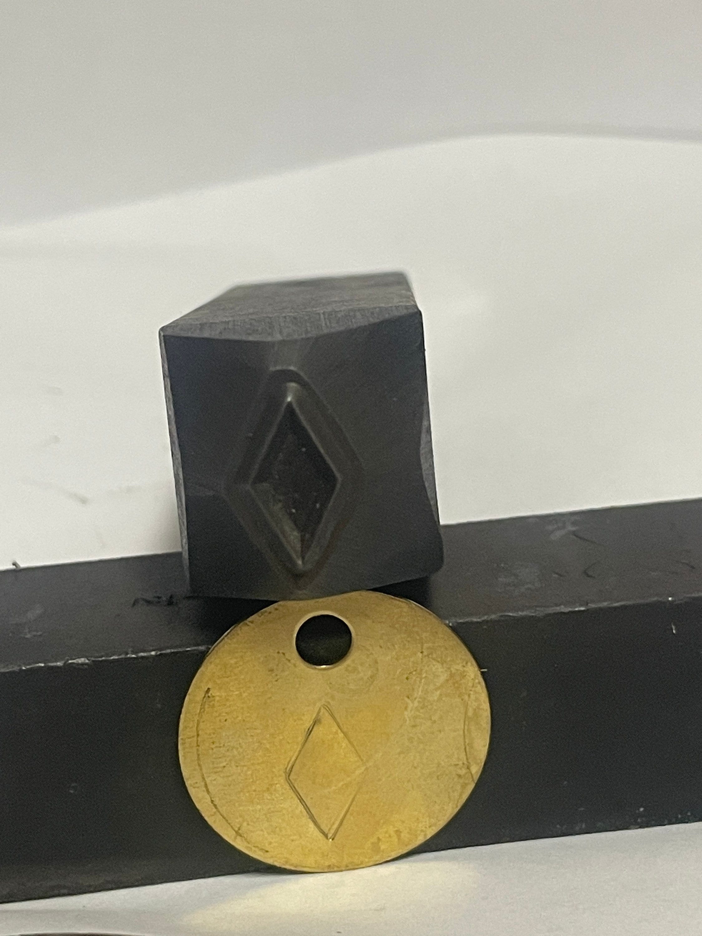 Diamond Shape Design Steel Stamp - Etsy