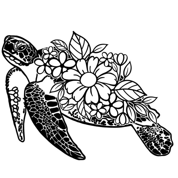 Turtle Decal - Etsy