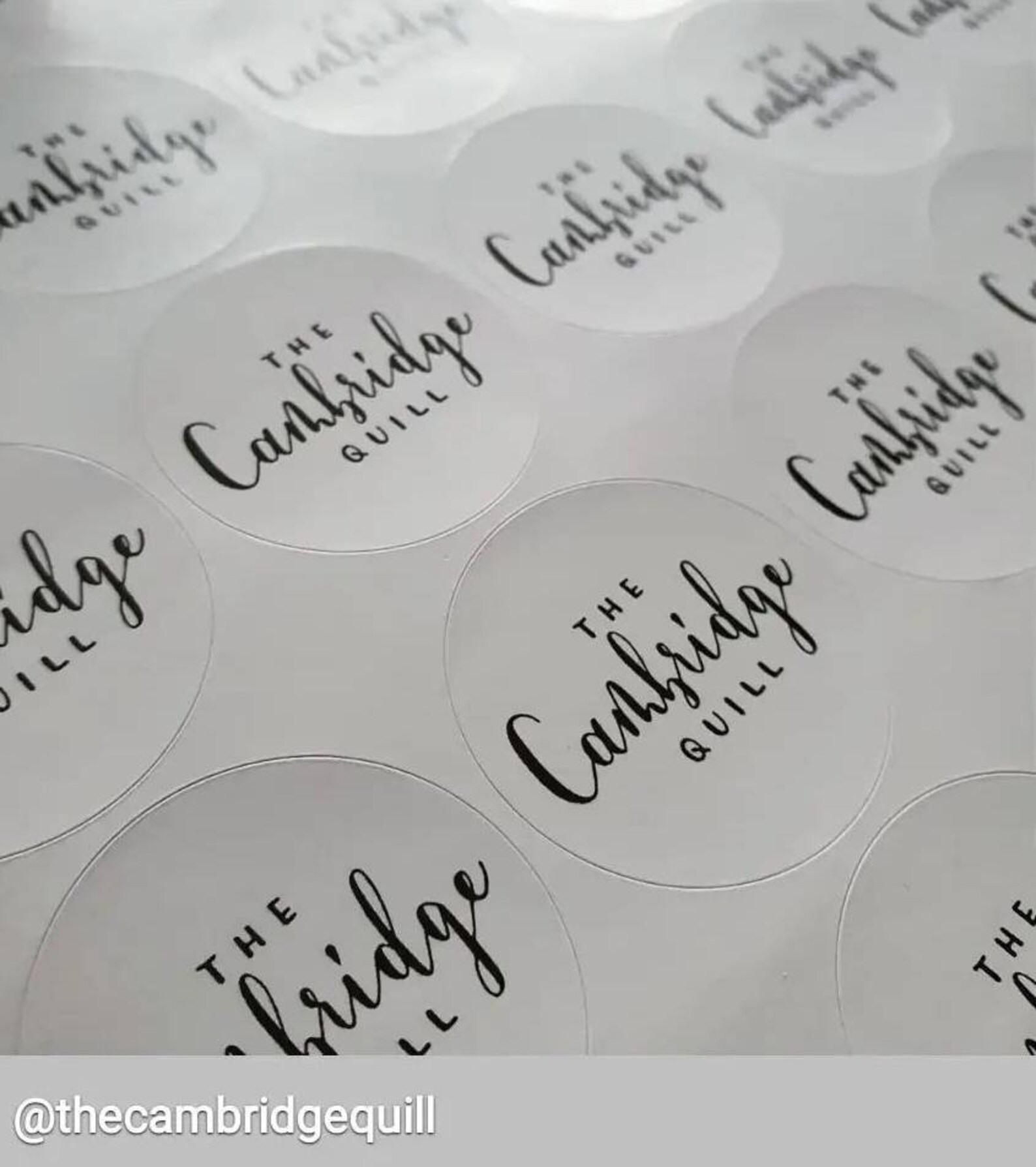 Personalised / Logo Sticker Sheets Round Business Stickers - Etsy UK