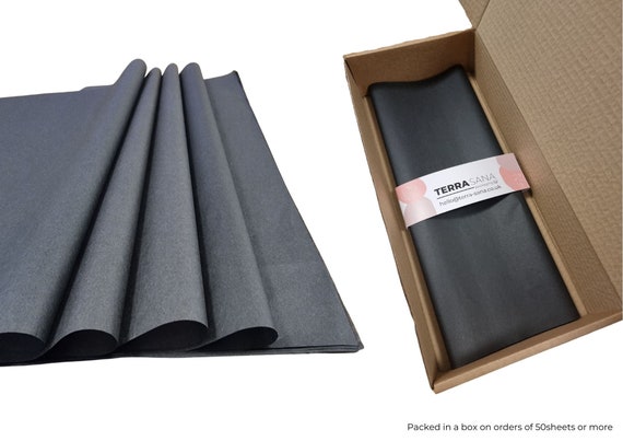 Black Tissue Paper Eco Friendly Gift Wrap Packaging 100% | Etsy