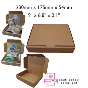 Small Parcel Brown Cardboard Boxes: Royal Mail Compliant, Eco Friendly - Etsy UK