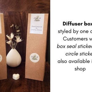 Kraft Reed Diffuser Box: 100ml Tapered Bottle Packaging - Etsy UK