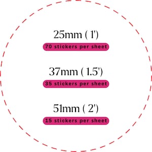 Personalised LOGO STICKERS, Round Business Logo Labels, Circle Branding ...