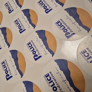 Personalised LOGO STICKERS, Round Business Logo Labels, Circle Branding ...