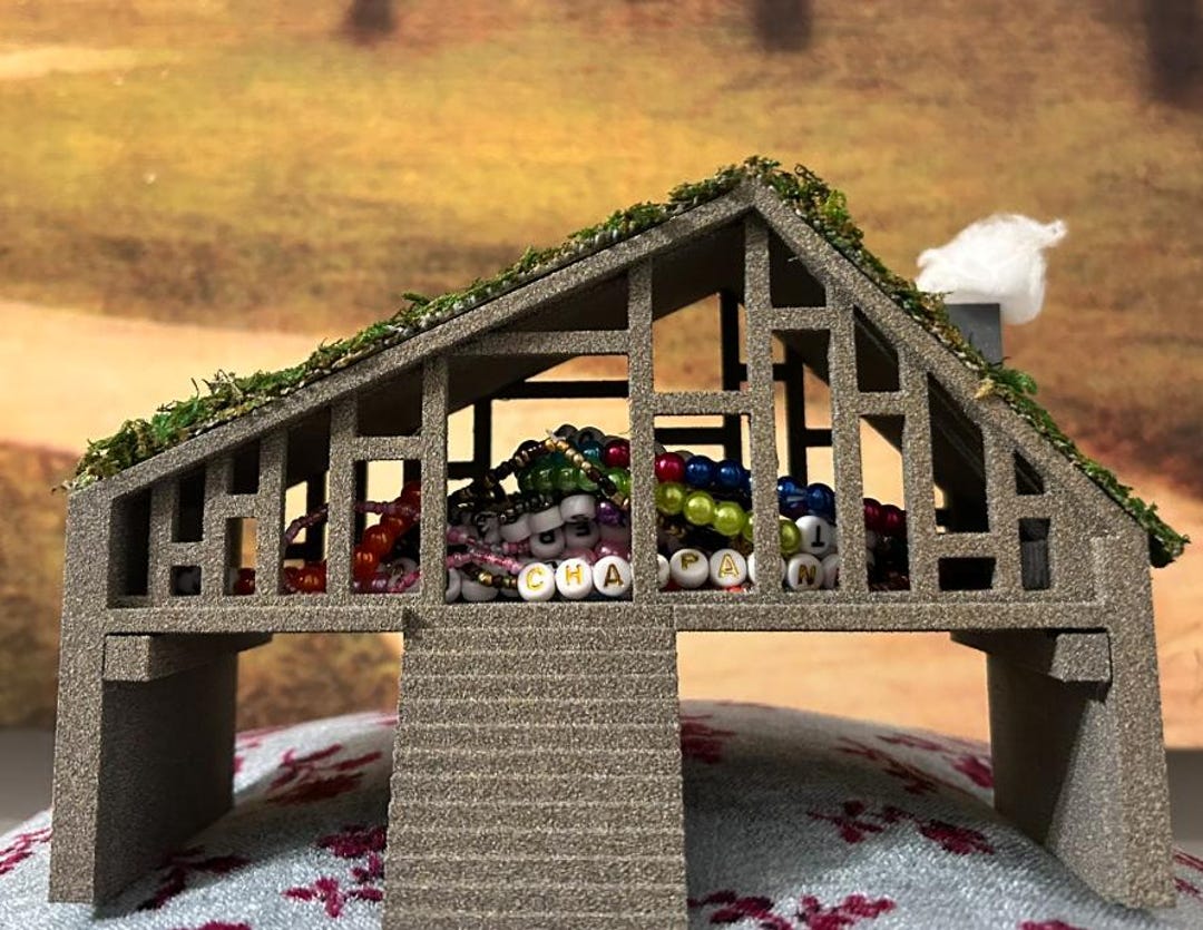 Folklore Cabin With Iconic Steps, Friendship Bracelet Holder, Garden ...