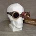 Leather Steampunk Goggles "mono Mechanic" - Etsy