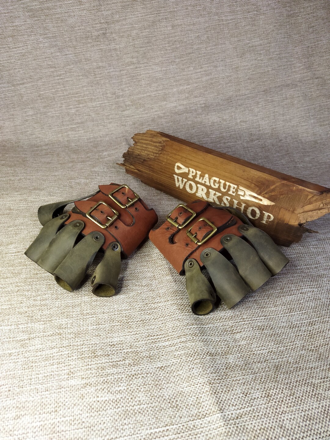 Steampunk Leather Gloves - Etsy