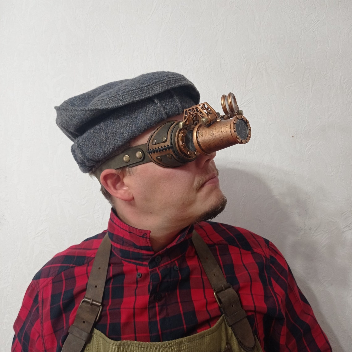 Steampunk Leather Goggles monocular Ii | Etsy