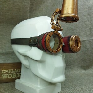 Leather Steampunk Goggles "mechanic Ii" - Etsy