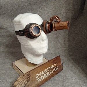 Steampunk Leather Goggles "monocular" - Etsy