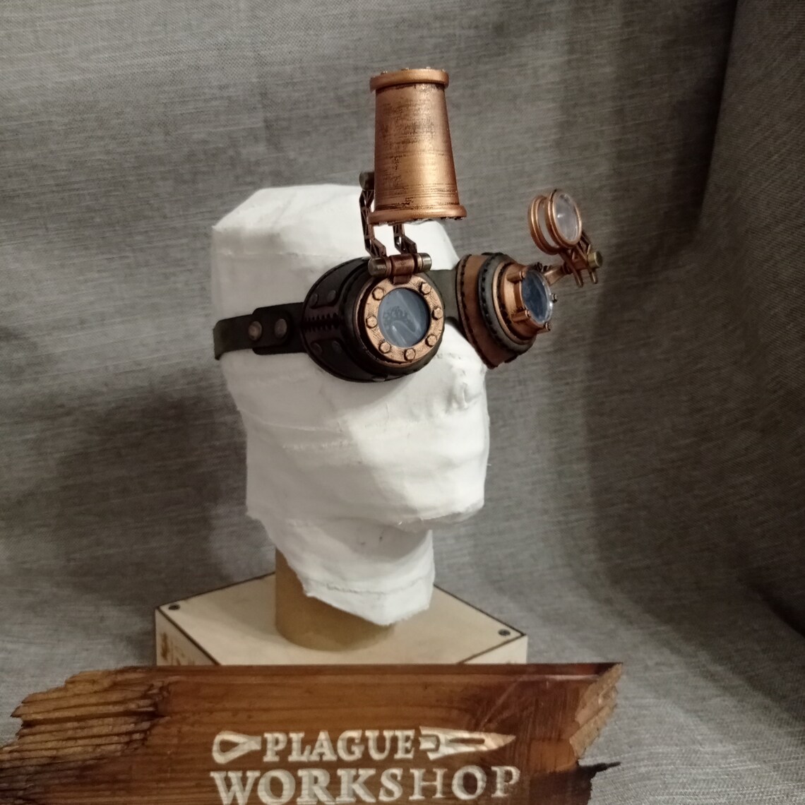Steampunk Leather Goggles monocular Ii | Etsy