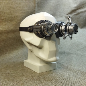 Leather Steampunk Goggles "watchmaker" - Etsy