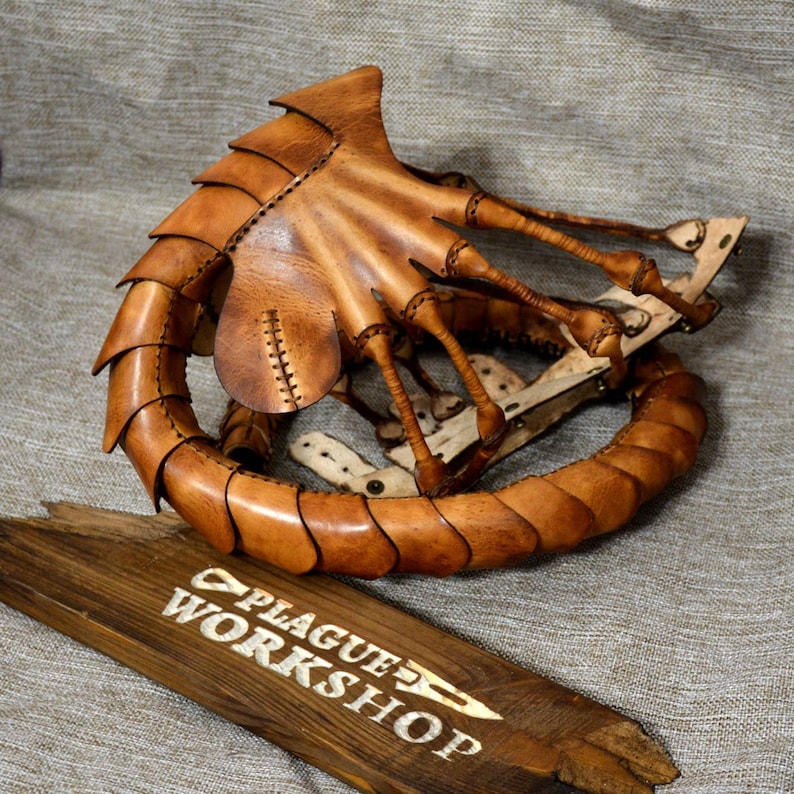 Alien Facehugger Original Leather Mask | Etsy