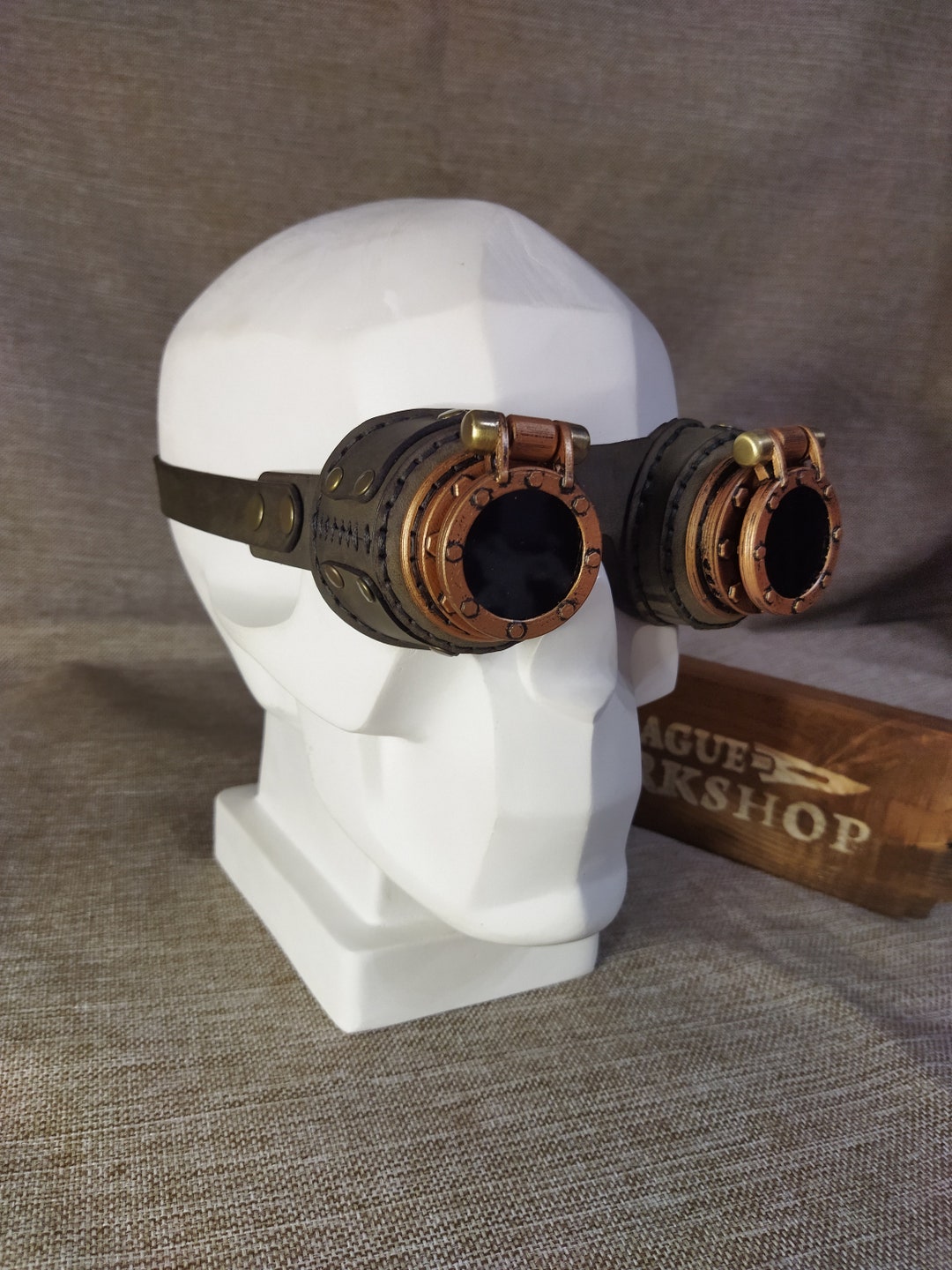 Leather Goggles "pyromaniac" - Etsy