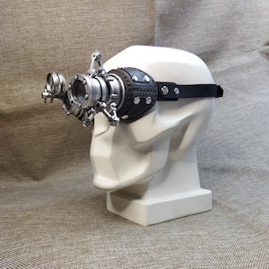Leather Steampunk Goggles "watchmaker" - Etsy