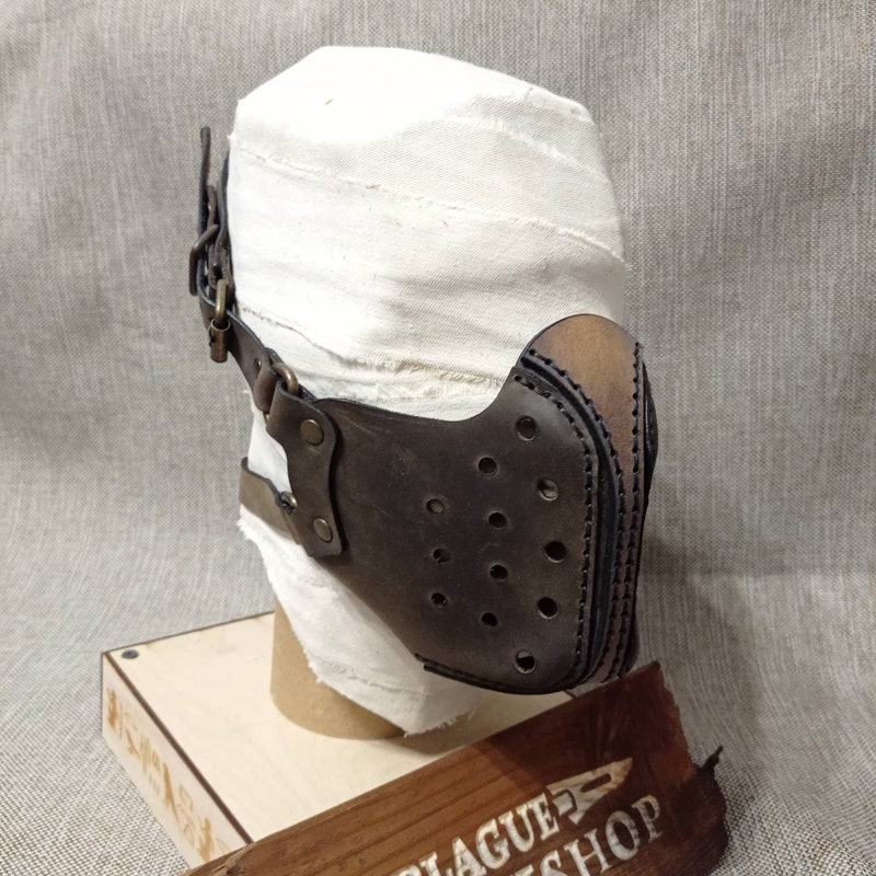 Leather Mask - Etsy