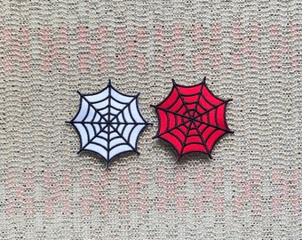 Spider Web Patch - Etsy