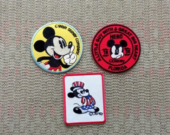 Mickey Mouse Patches - Etsy