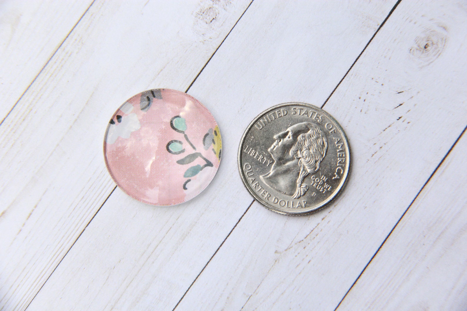 Flower Magnets Pretty Magnets Set of 6 Magnets Fridge Magnets Pink ...