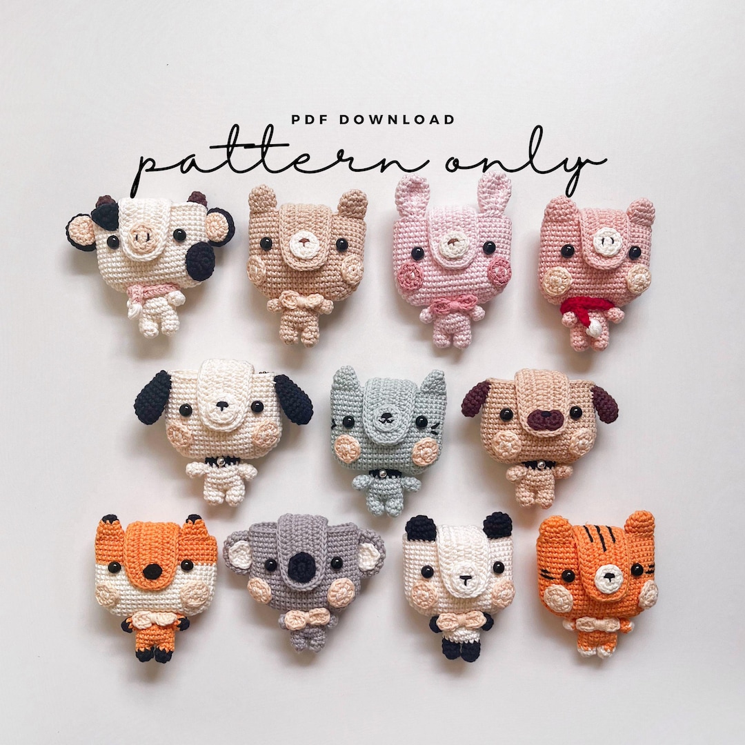 Bundle Cute Animal Earpods Pouch for Airpods 1/2 and Airpods Pro ...