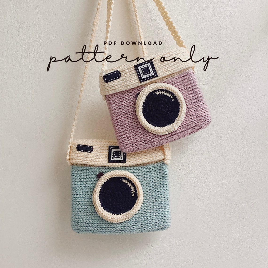 Pdf Pattern Camera Crochet Bag Lomo Camera Bag Bag Pattern - Etsy