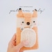 Pdf Pattern the Fox Phone Holder Phone Case Cute Tutorial | Etsy