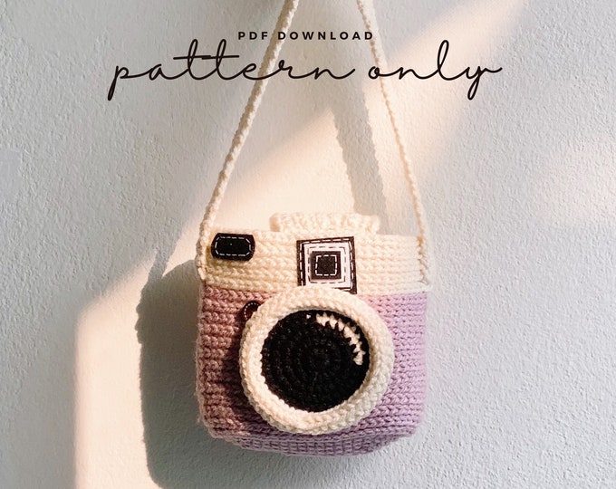 Vintage Camera Bag Crochet Pattern - (polaroid, Instax, Lomo) - Etsy Canada