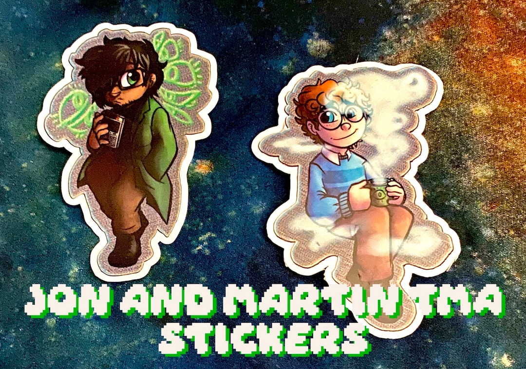 TMA Jonathan Sims and Martin Blackwood Stickers (the Magnus Archives ...