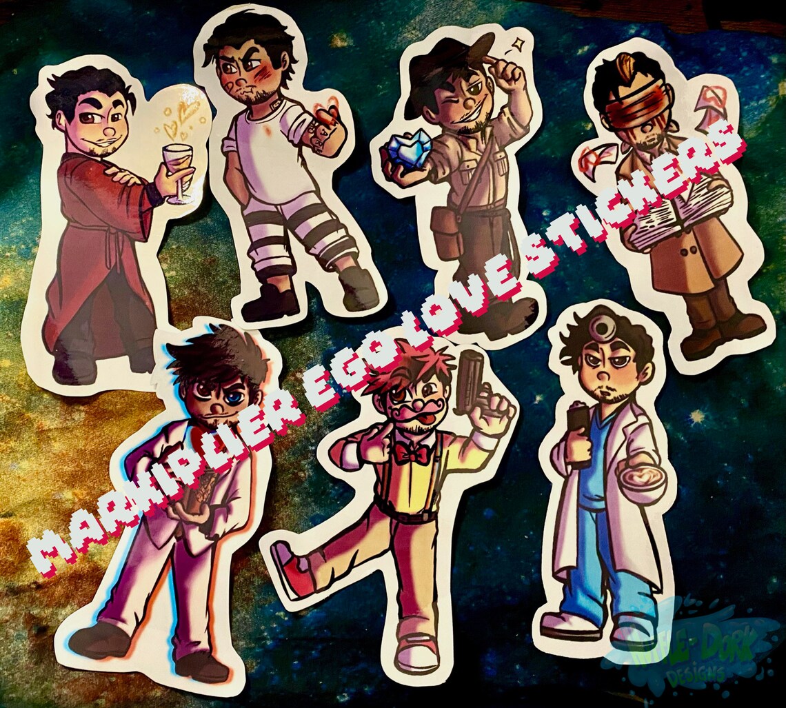Markiplier Ego Love Sticker Collection - Etsy