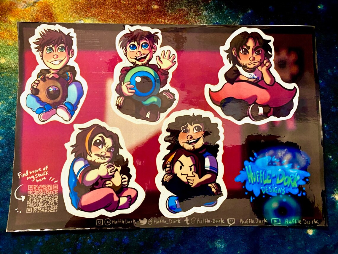 Youtuber Boys Stickers and Sticker SheetMarkiplier | Etsy