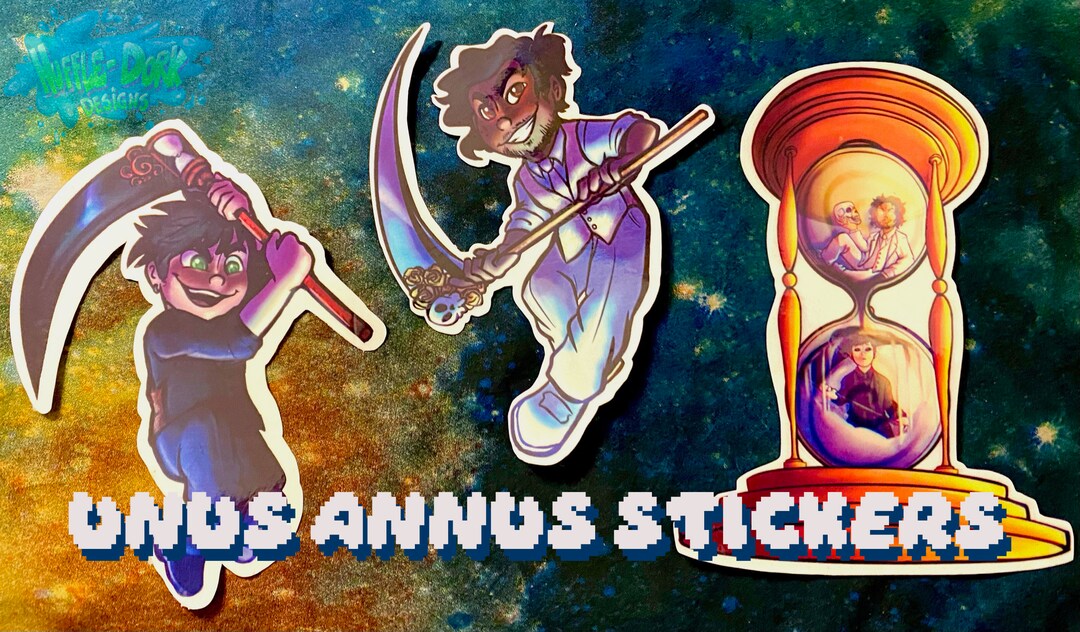 Unus Annus Stickers and Sticker Sheet (markiplier and Crankgameplays ...