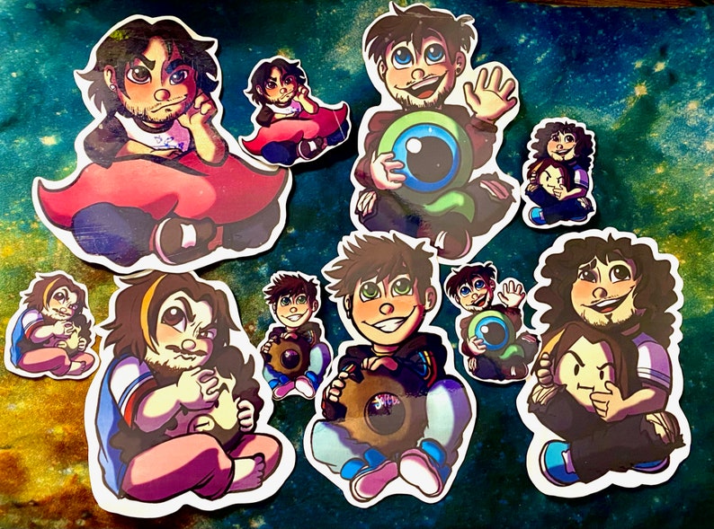 Youtuber Boys Stickers and Sticker Sheetmarkiplier - Etsy