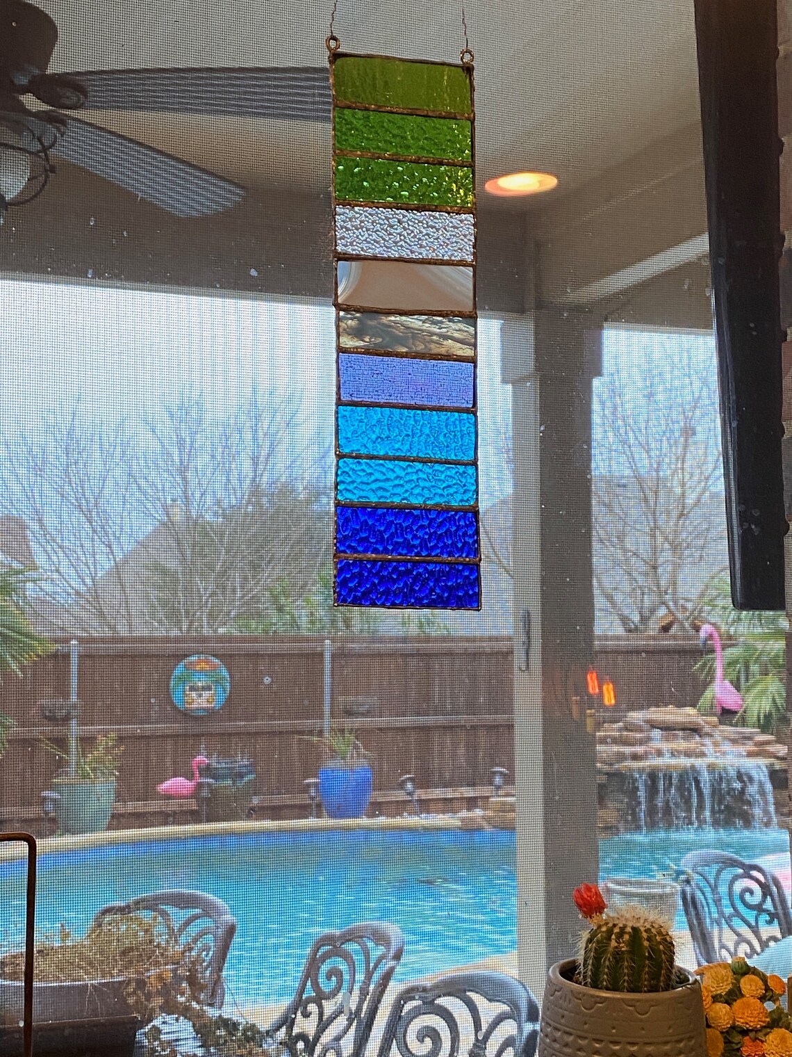 Stained Glass Window Hanging-custom Made - Etsy