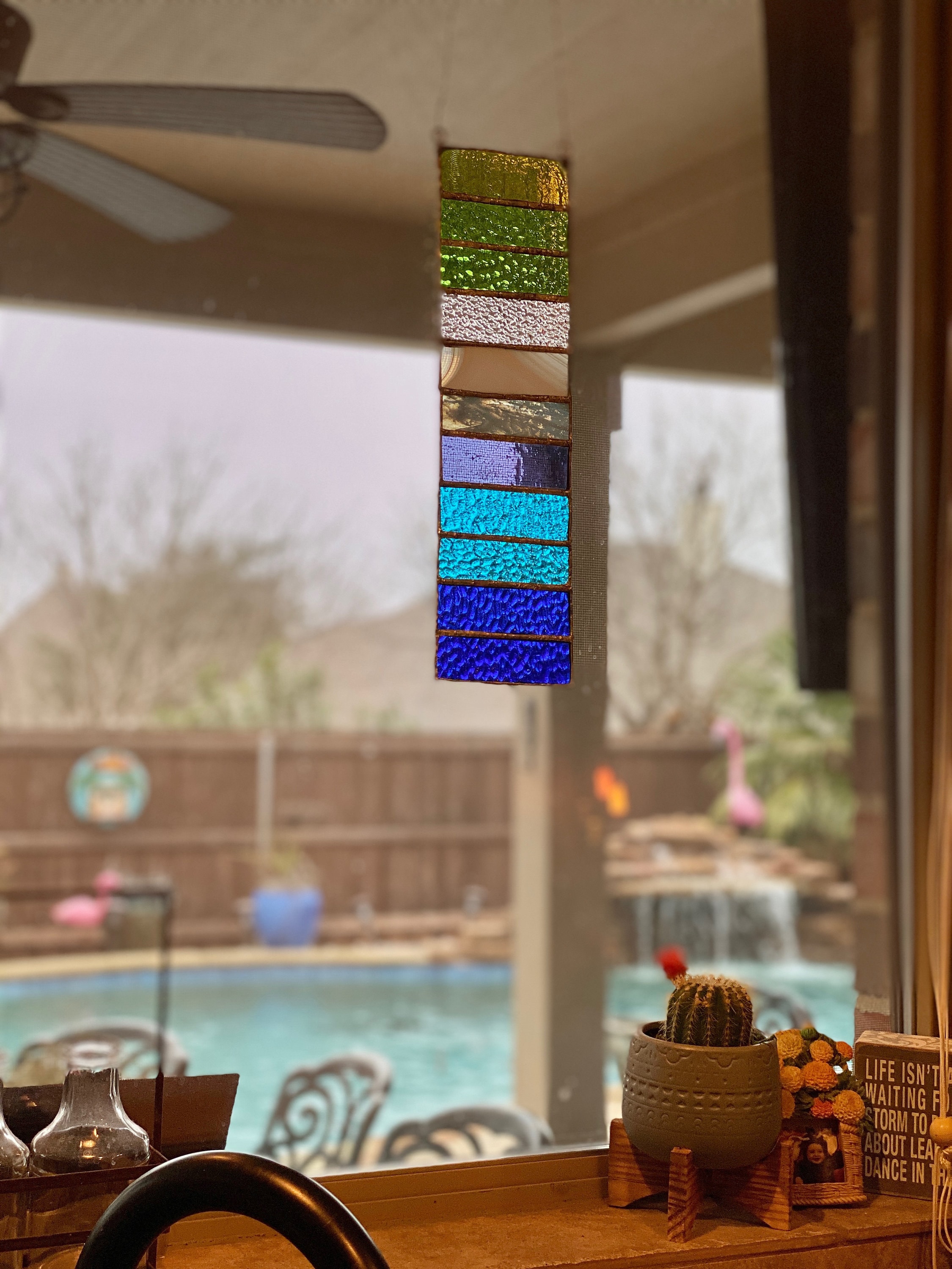 Stained Glass Window Hanging-custom Made - Etsy