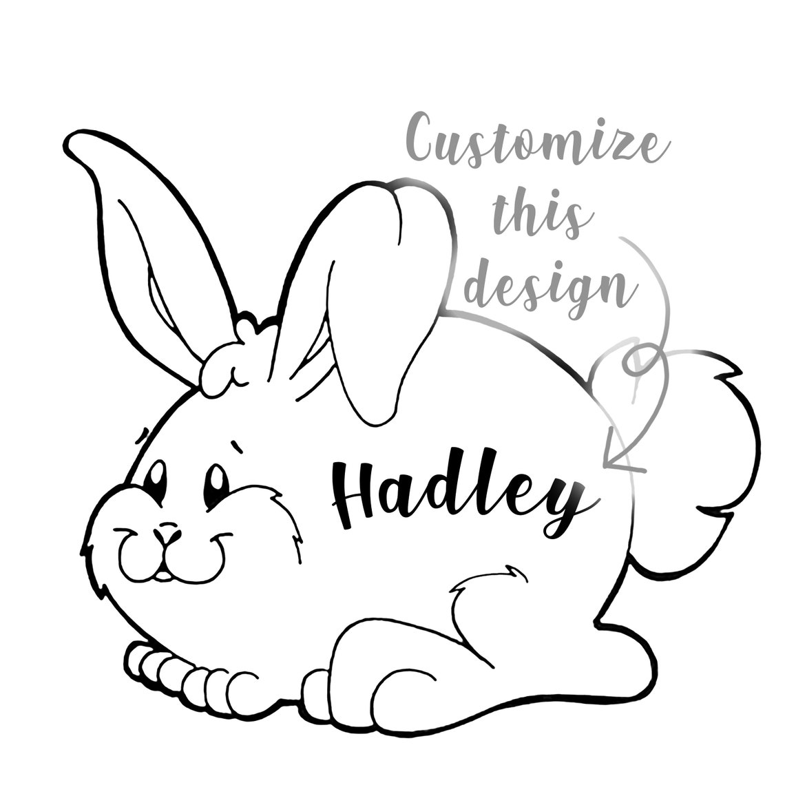 Bunny SVG & PNG - Etsy