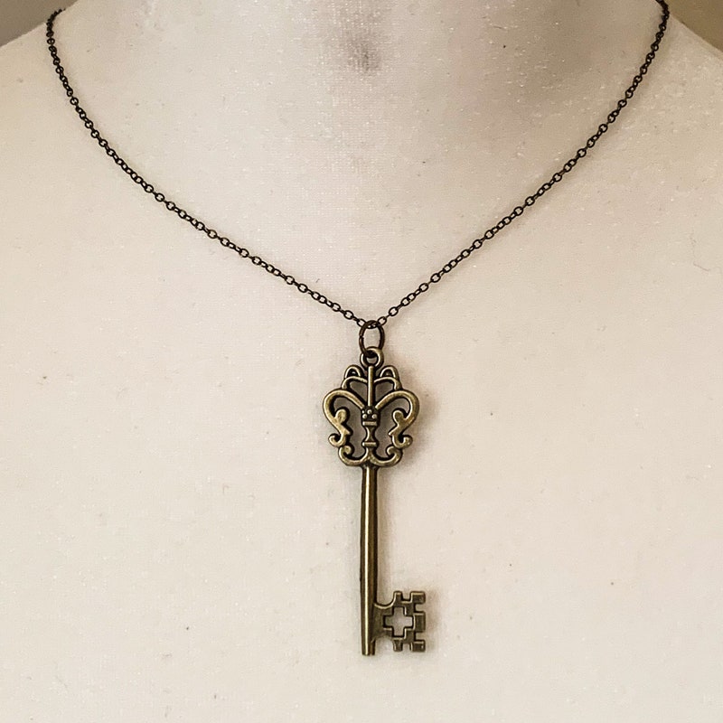 Key Necklace - Etsy