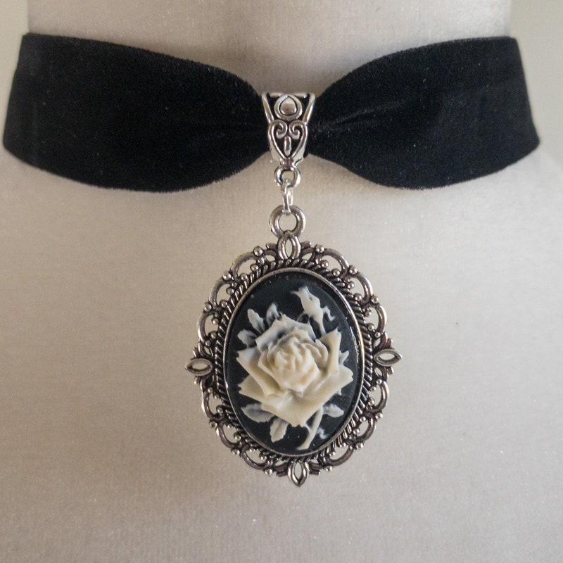 Black Lace Choker - Etsy