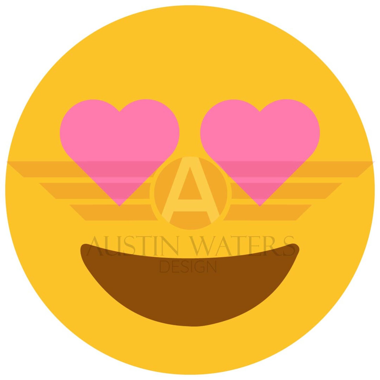 Heart Eyes Emoji Valentines SVG EPS Cricut Cutout Die Cut Valentines ...