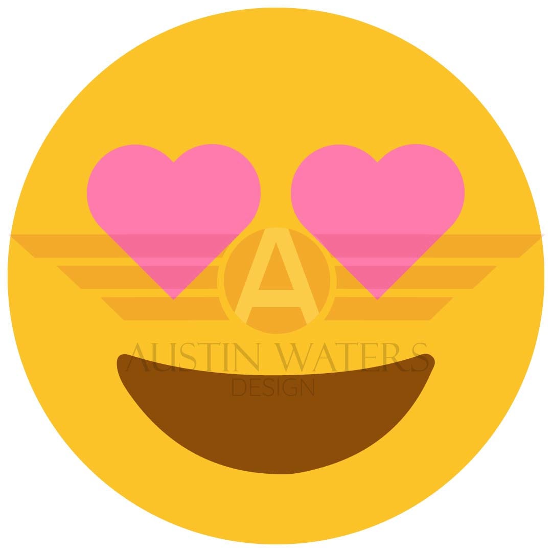 Heart Eyes Emoji Valentines SVG EPS Cricut Cutout Die Cut Valentines ...