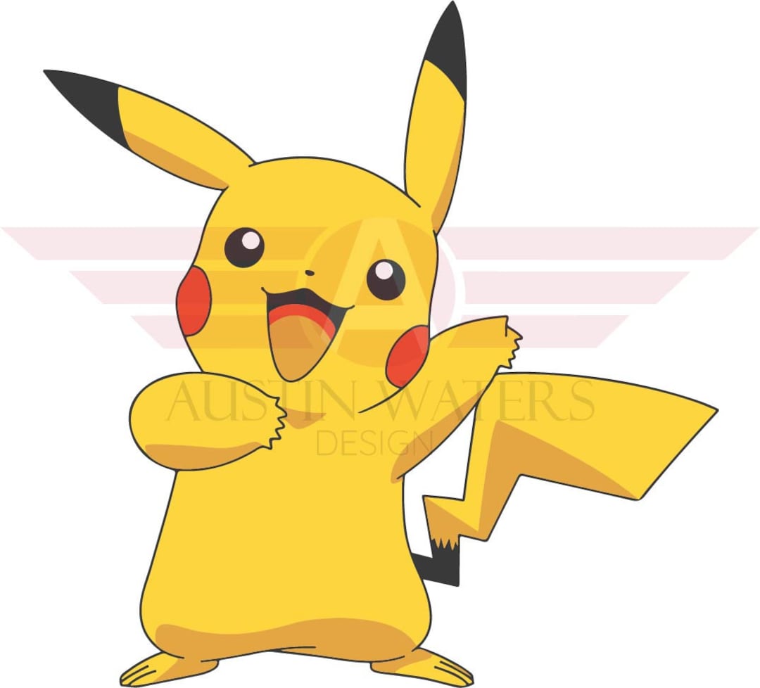 Pikachu SVG Cricut Pokemon Cutout - Etsy