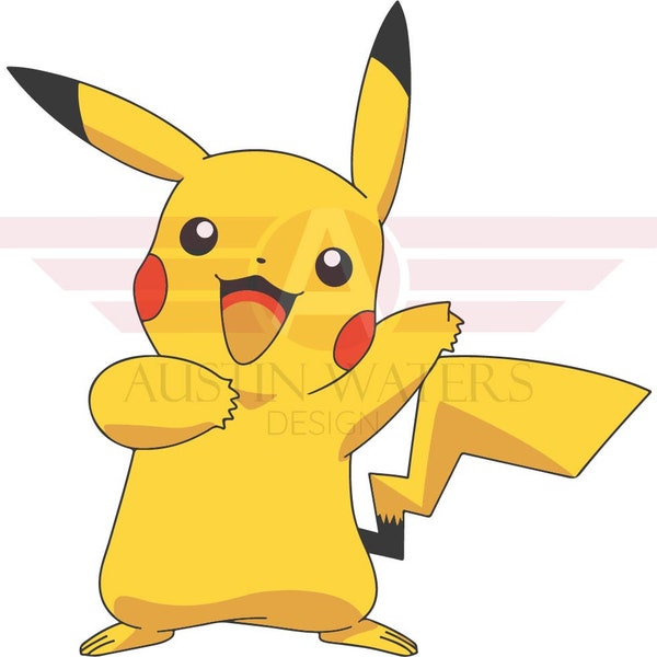 Pikachu Cutout - Etsy