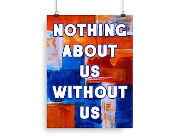 Patch: Nothing About Us Without Us - Etsy