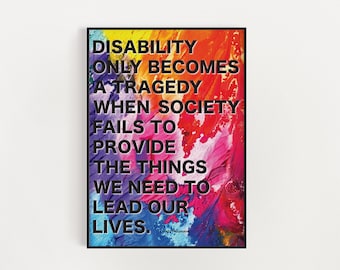 Disability Pride Poster - Etsy