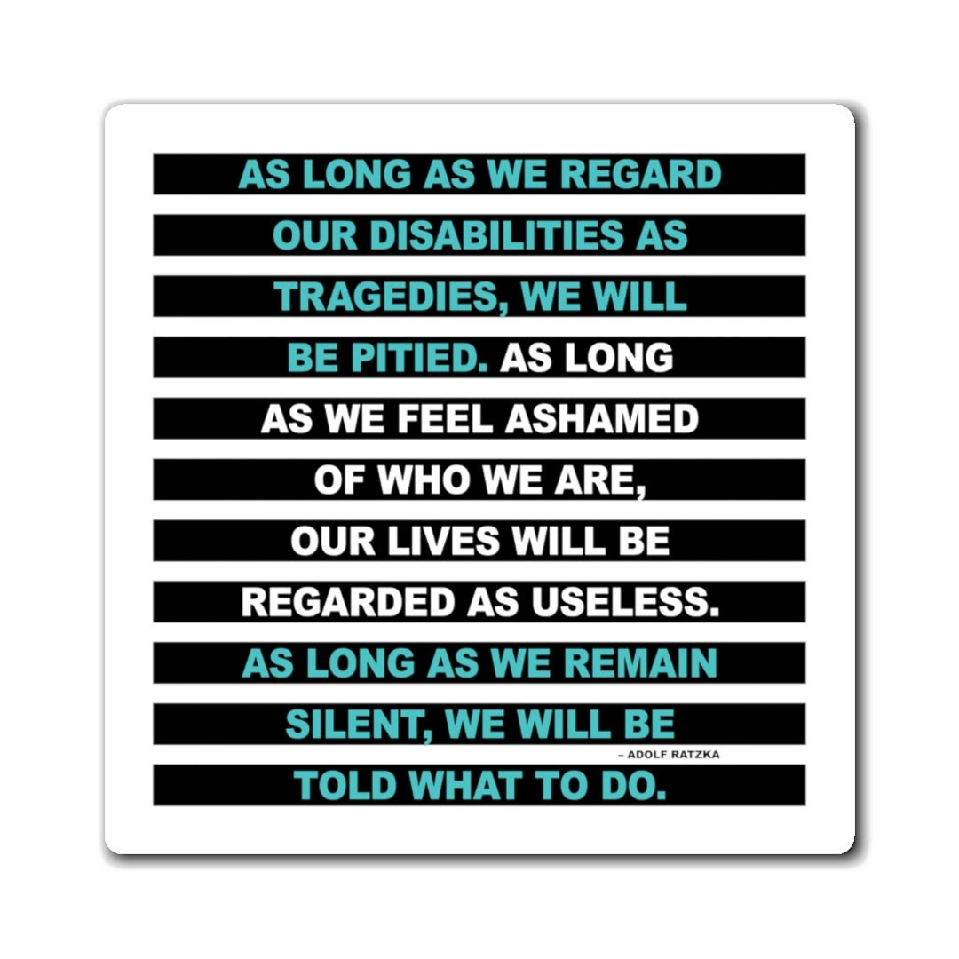 Disability Pride, Magnets, Disabled Life, Disability Advocate, Decor ...