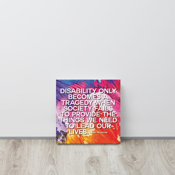 Prints Digital Prints disability advocacy home decor art print ...