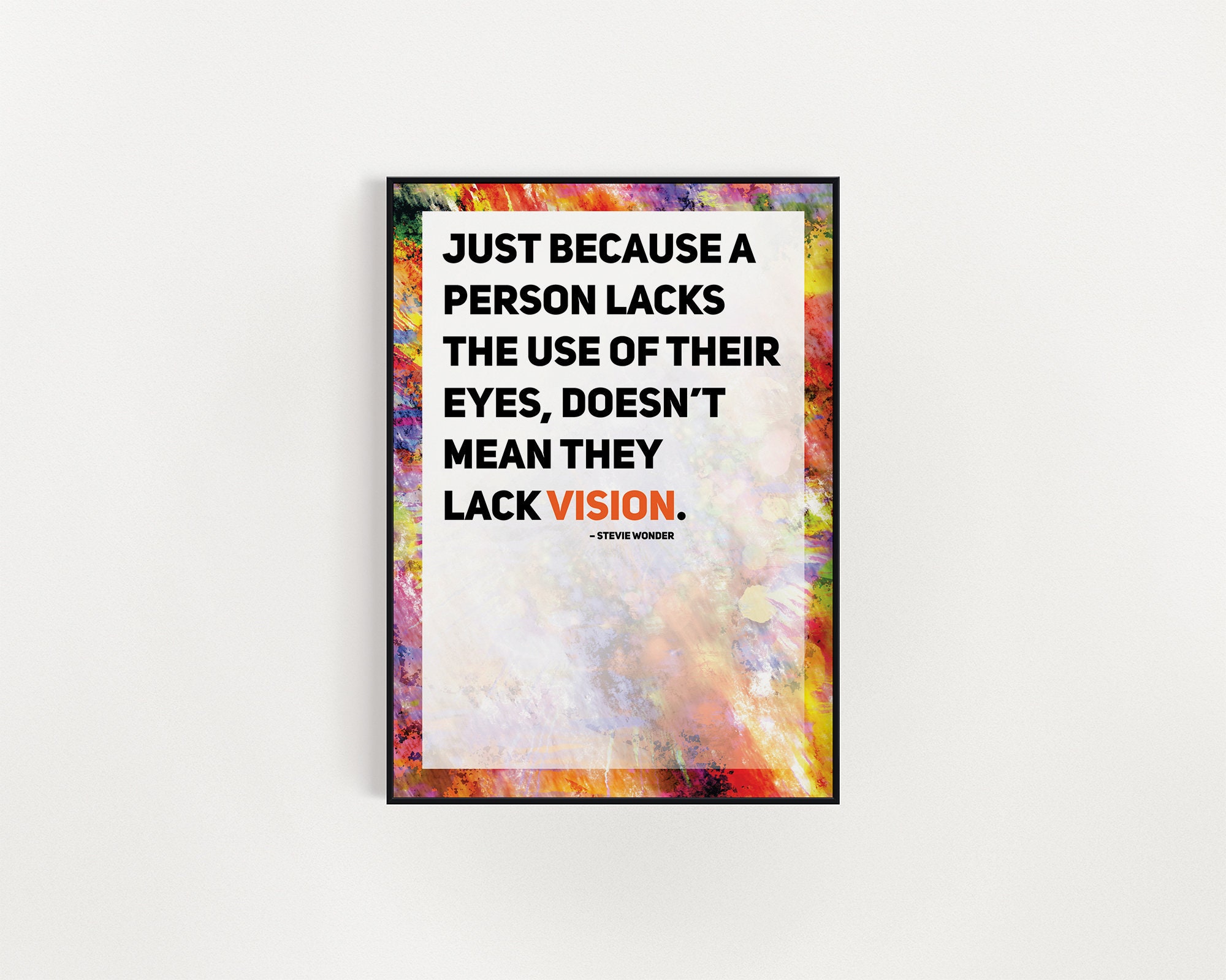 Disability advocacy art disability pride inspirational quote | Etsy