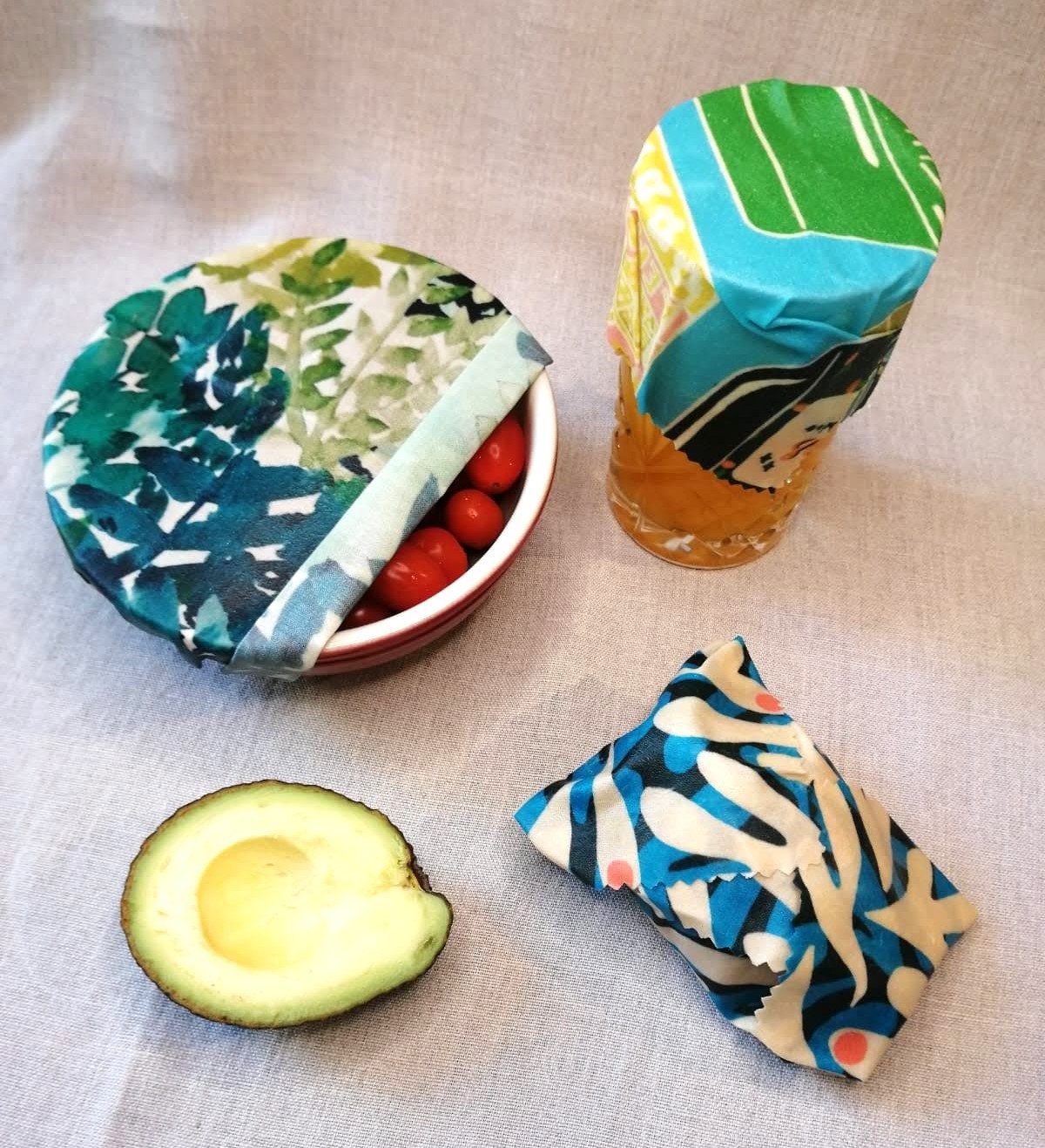Beeswax /soy Waxvegan Food Wraps. Eco Friendly, Biodegradable, Reusable ...