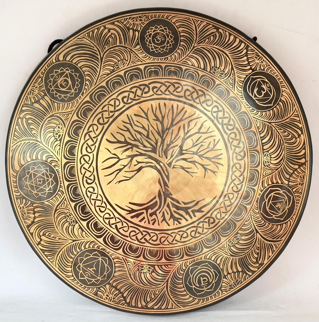 35cm to 100cm Tree of Life With Mantras and Beautiful Embroidery ...
