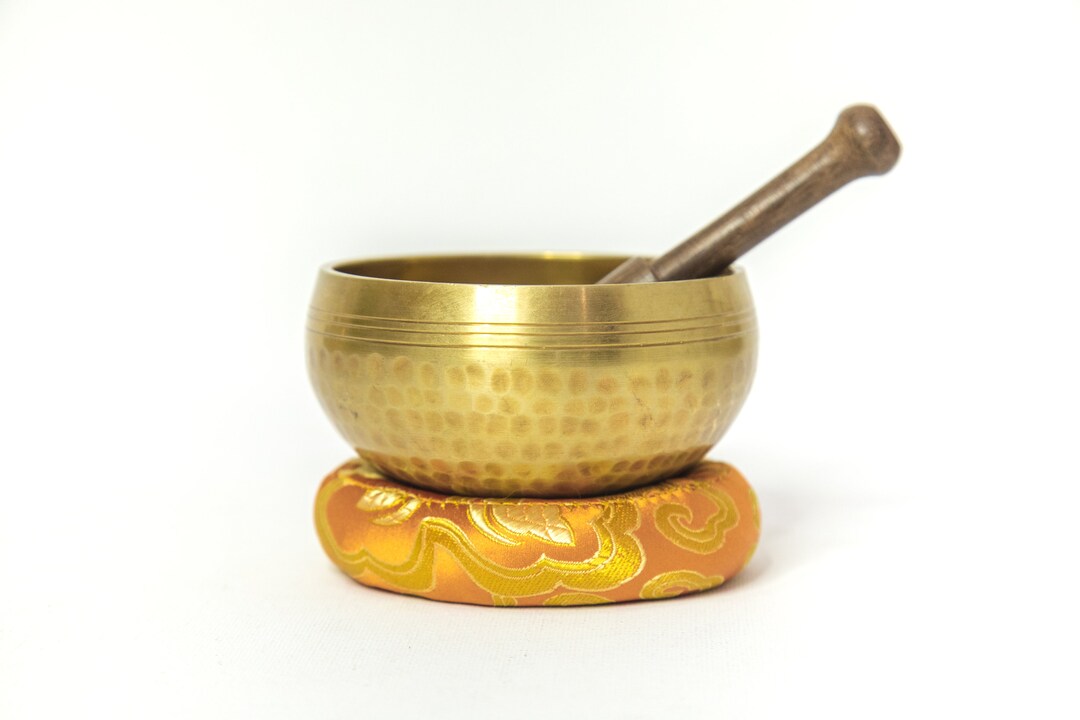6 Inch -tibetan Hand Beaten Singing Bowls for Sound Healing, Meditation ...